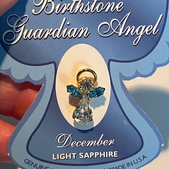 Jewelry | Nwot Birthstone Guardian Angel Pinsthese Are December Light ...